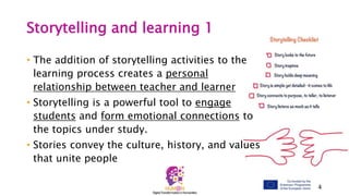 Hum@n Project: Digital Storytelling module: Storytelling Processes | PPT