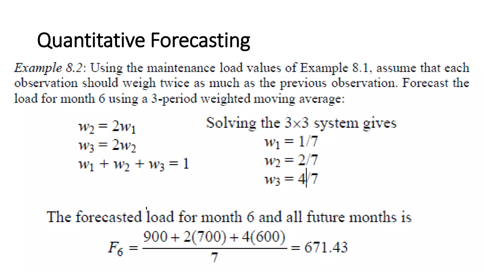Forecasting Examples | PPT