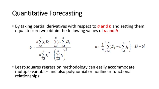 Forecasting Examples | PPT