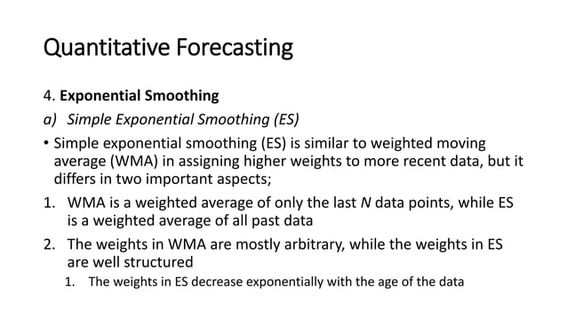 Forecasting Examples | PPT