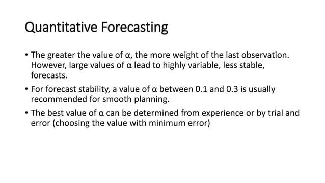 Forecasting Examples | PPT