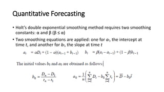 Forecasting Examples | PPT