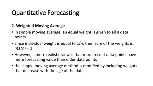 Forecasting Examples | PPT