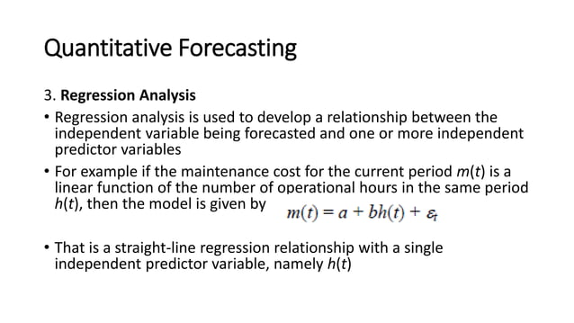 Forecasting Examples | PPT