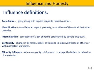 PPT 5.1 INFLUENCE AND HONESTY.PPTX.PDF