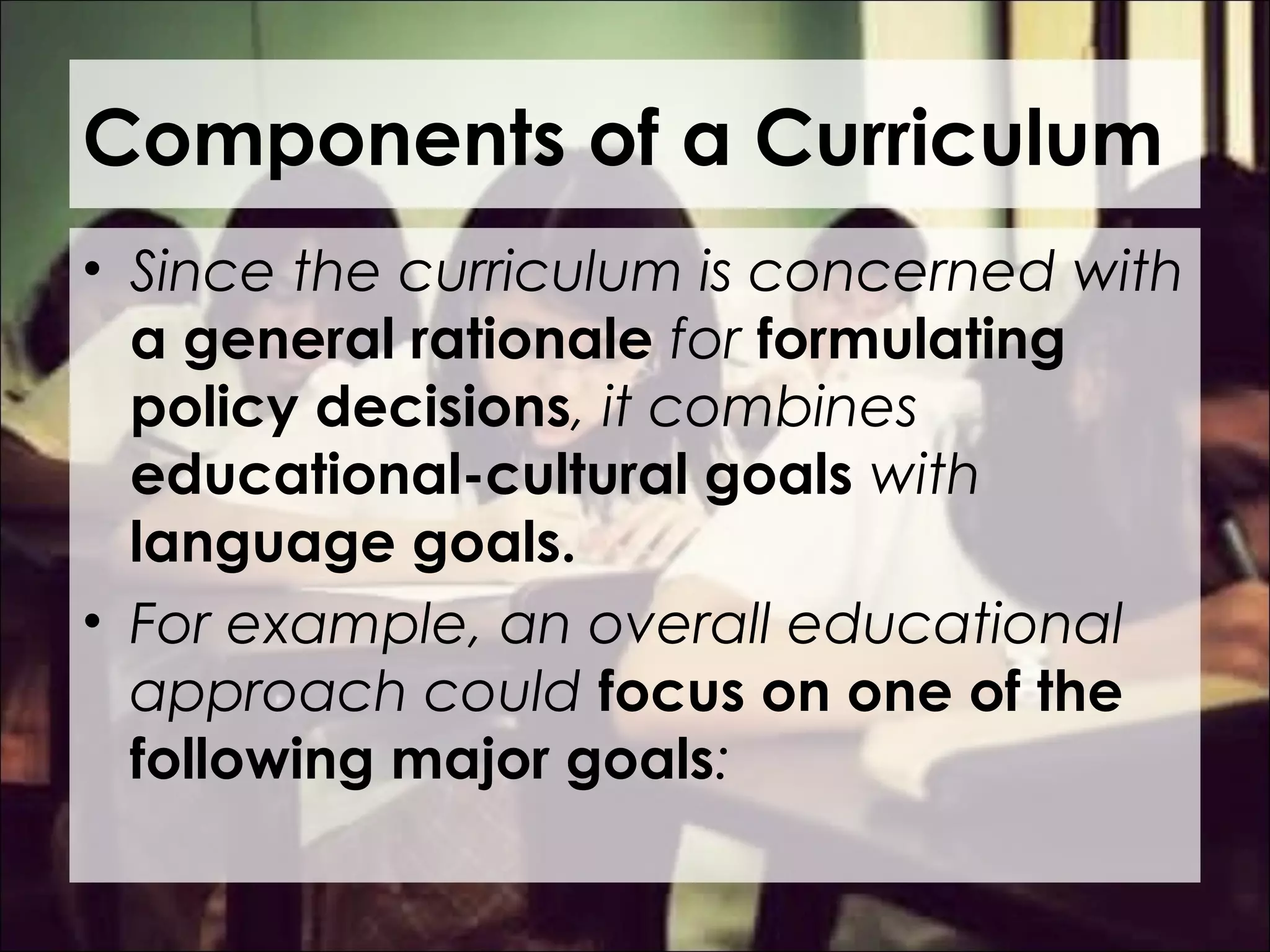 Curriculum and Syllabus | PPT
