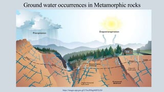 ground water occurrence in metamorphic rocks | PPTX