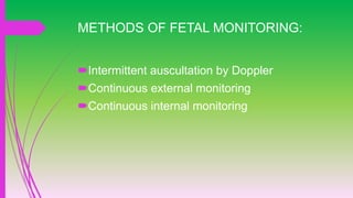 FETAL DOPPLER | PPTX