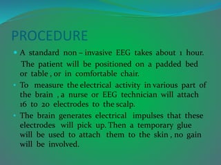 ELECTROENCEPHALOGRAPHY (EEG) | PPTX