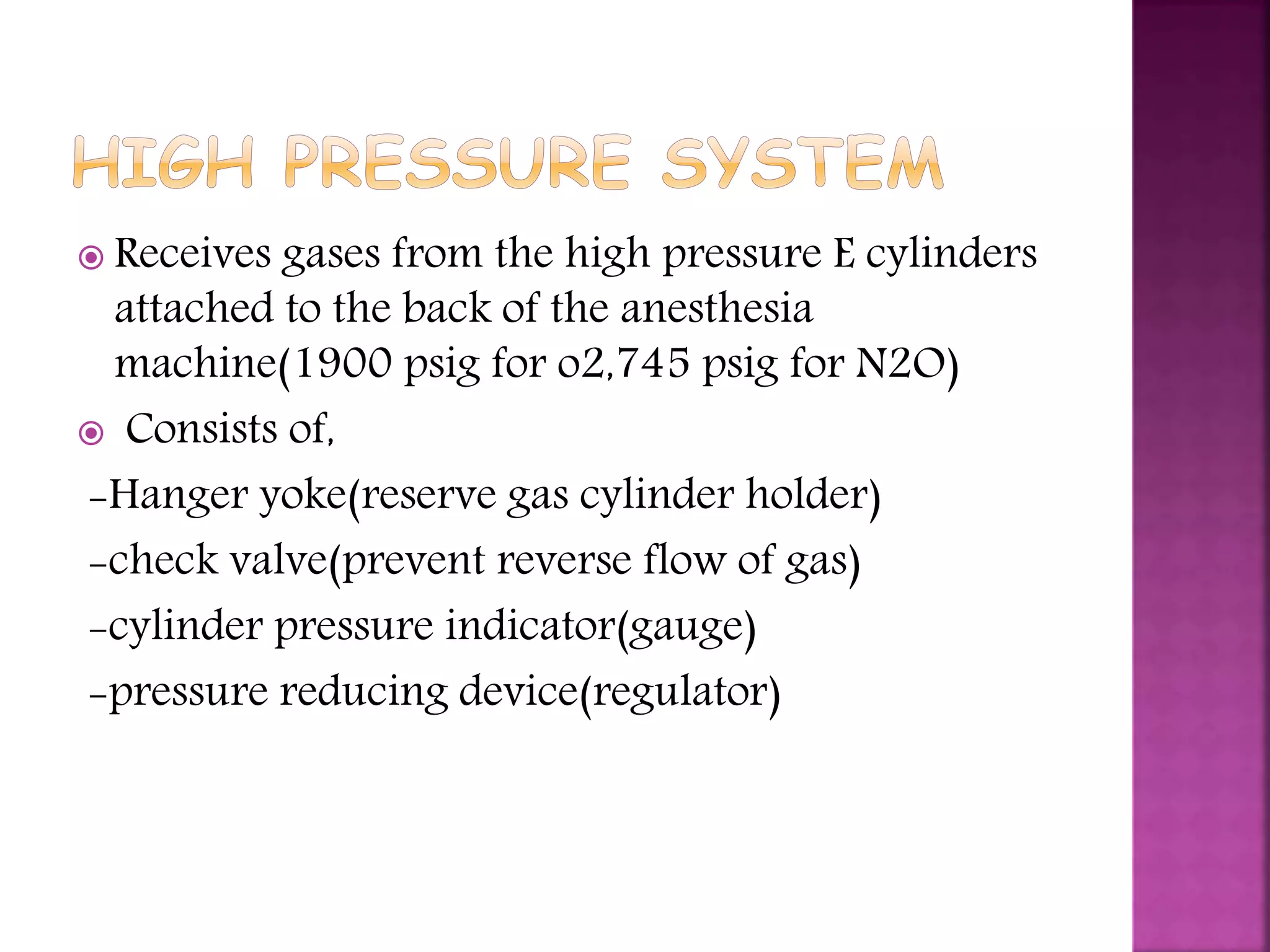 ANAESTHESIA MACHINE | PPTX