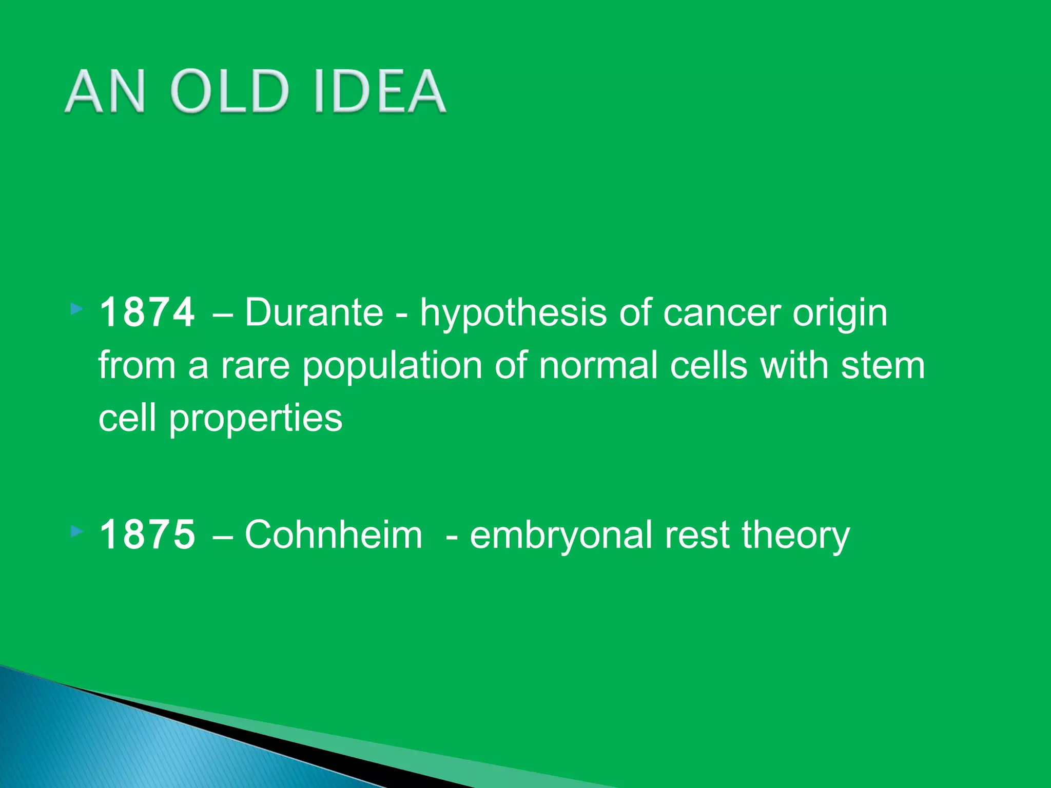 CANCER STEM CELLS | PPT