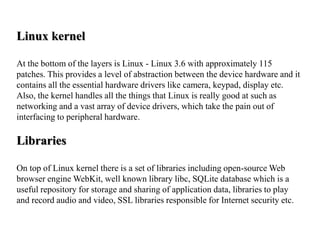 Android Operating System Architecture | PPTX