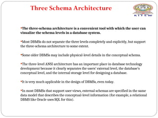 PPT5_DataBaseManagement Systems_Three Schema Architecture.ppt