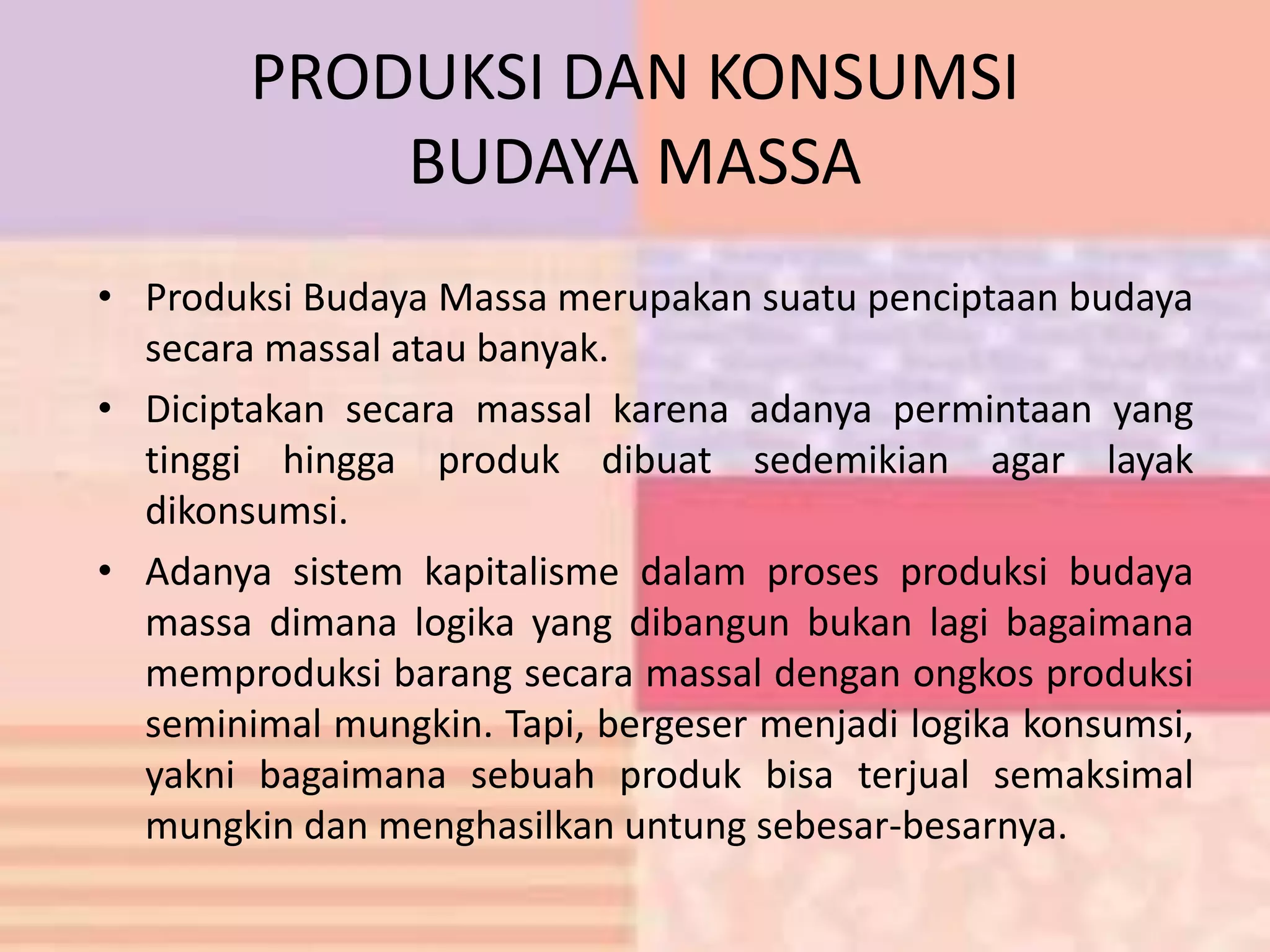 Ppt 5 kontribusi budaya dalam media massa | PPTX