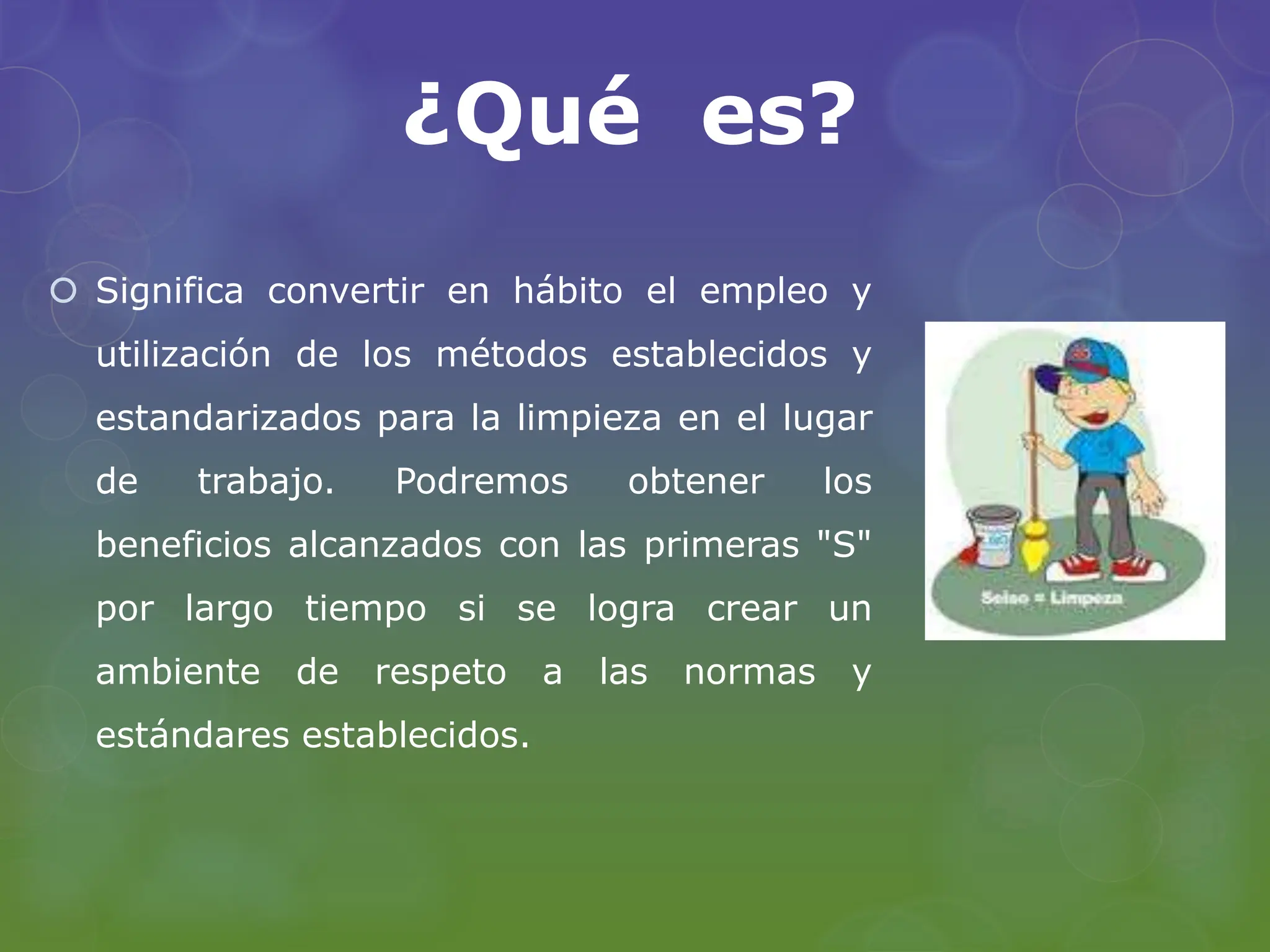 PRESENTACION 5S CALIDAD CLASIFICACION Y DEFINICION | PPT
