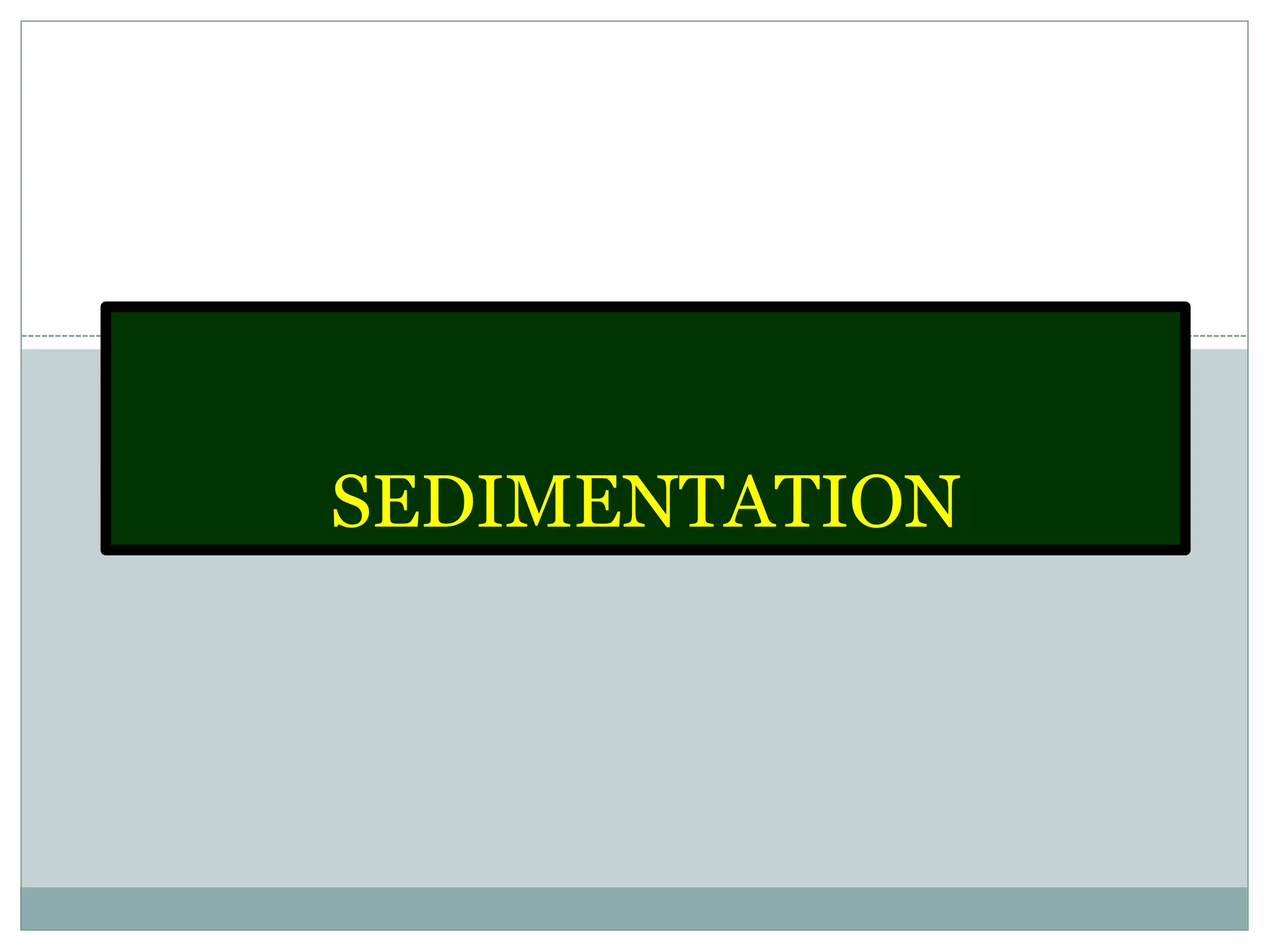 Treatment of Water and Design Example on Sedimentation Tank | PPTX