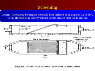Treatment of Water and Design Example on Sedimentation Tank | PPTX