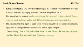 PPT 5 weight initialization methods, Batch Normalization, its ...