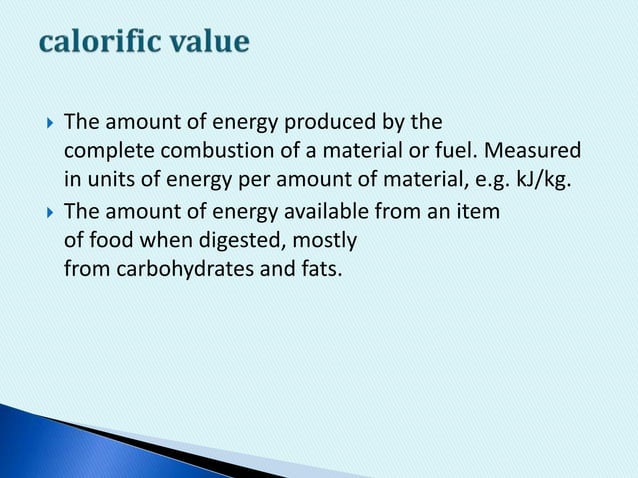 method to find calorific values of fuels | PPTX | Chemistry | Science