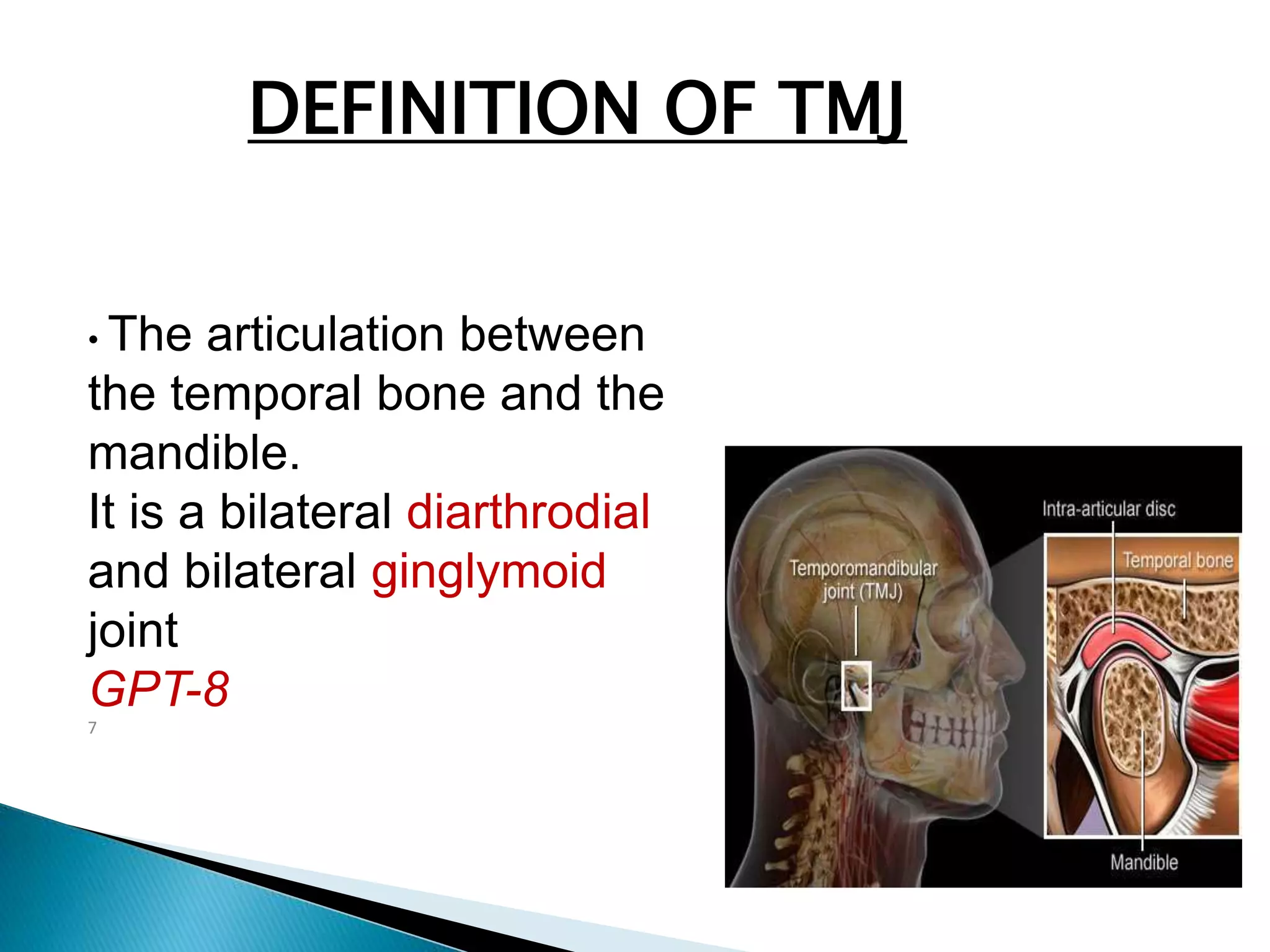 TMJ AND ITS IMPLICATIONS IN PROSTHODONTICS | PPTX