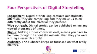 Hum@n Project: Digital Storytelling module: Digital Storytelling in the ...