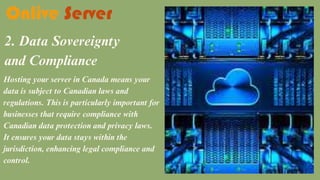 Canadian Hosting Excellence: Canada Dedicated Server | PPT