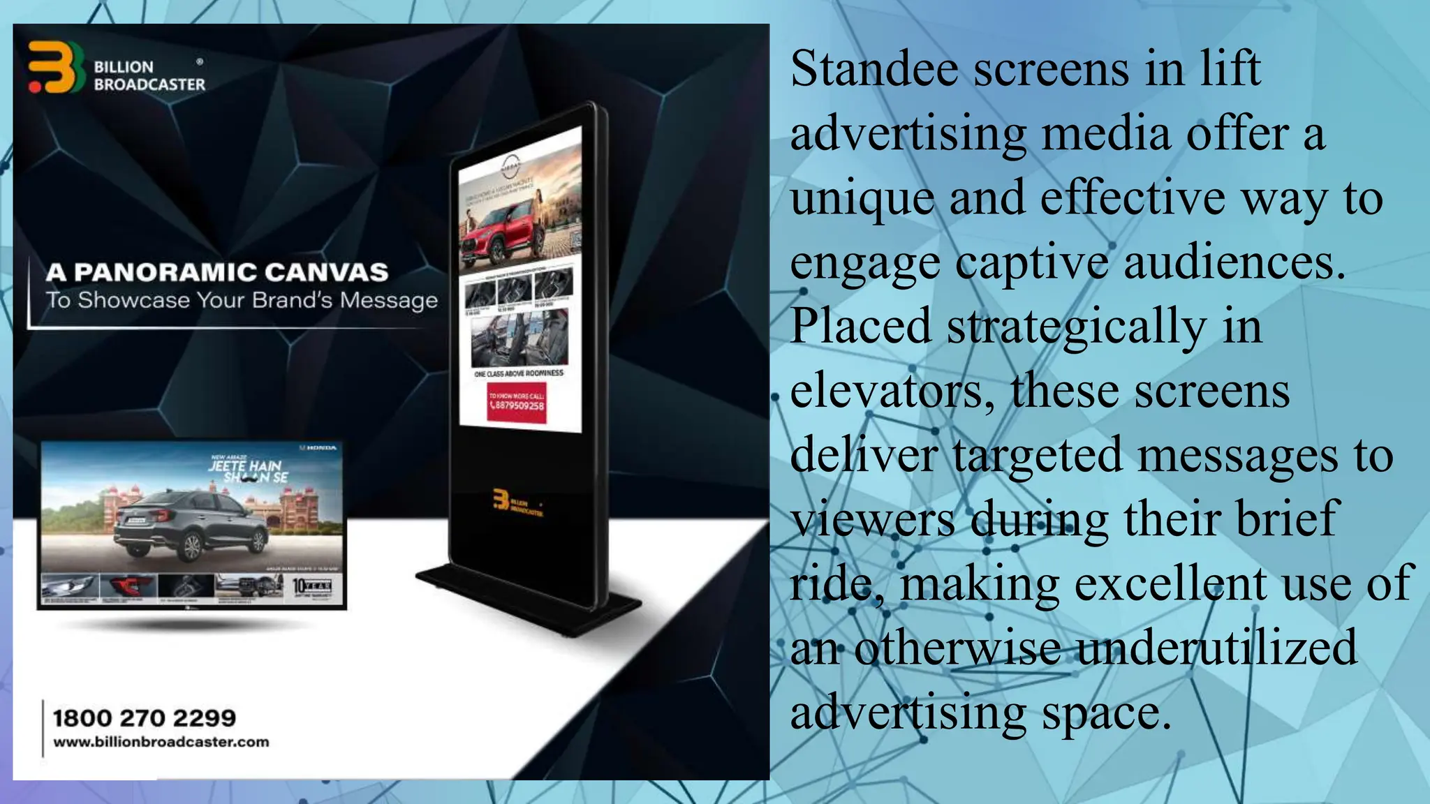 The Power of Standee Screens in Lift Media | PPTX