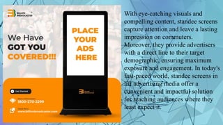 The Power of Standee Screens in Lift Media | PPT