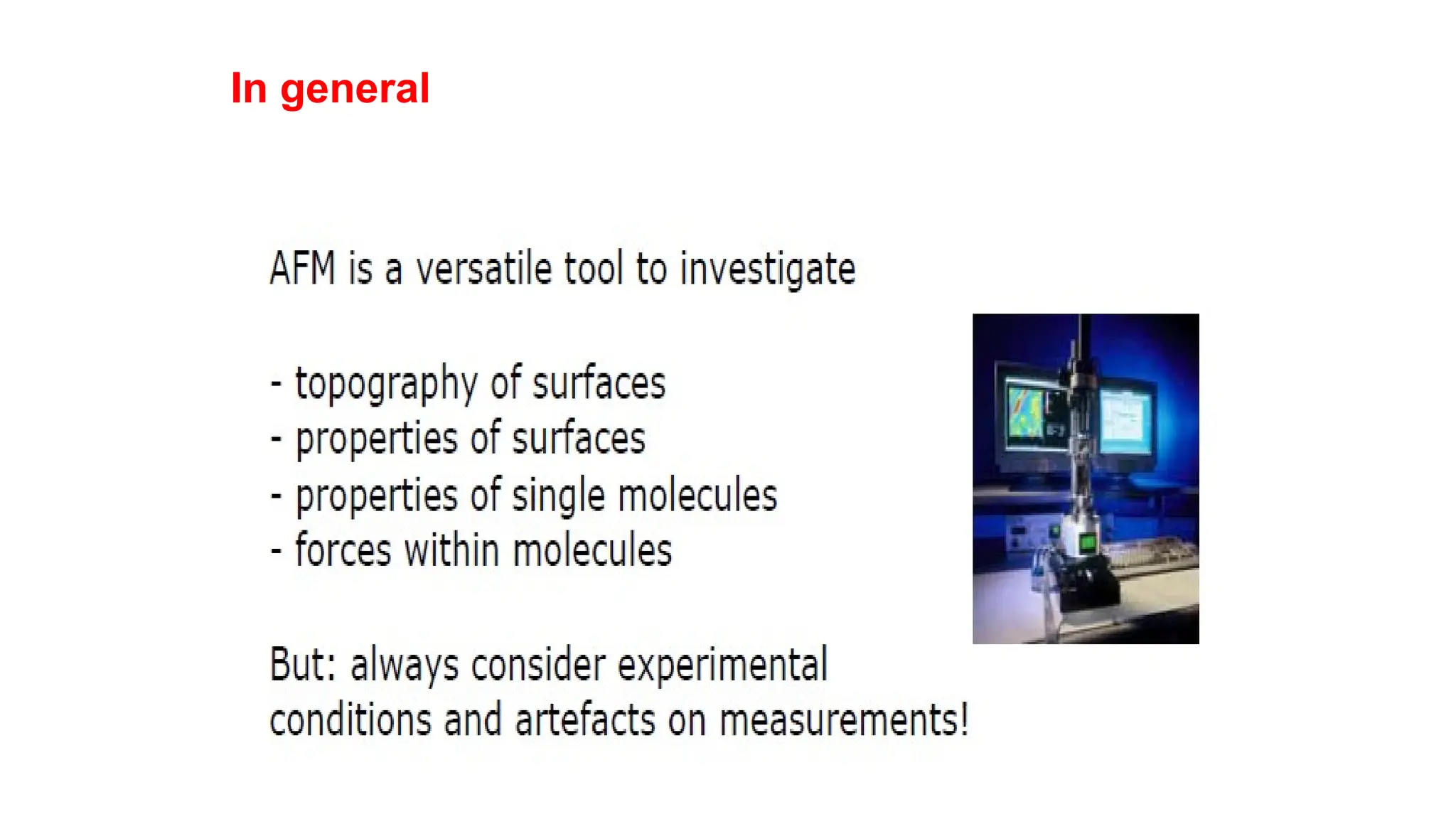 Atomic Force Microscope Afm Full Pptx