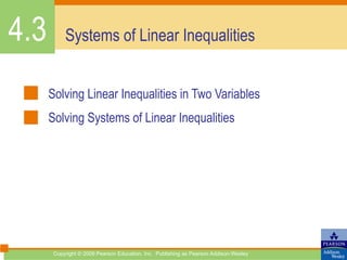 PPT 6.8 Graphing Linear Inequalities.ppt