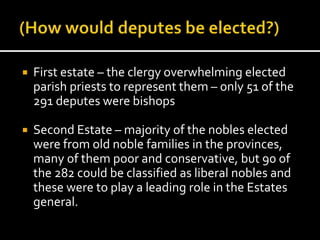 Ppt 6 election of the estates general, the pamphlet | PPTX