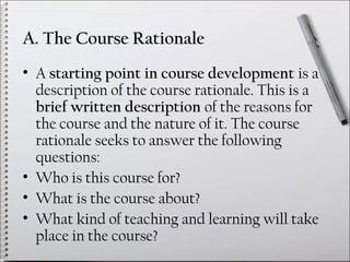 Course Planning and Syllabus Design | PPT