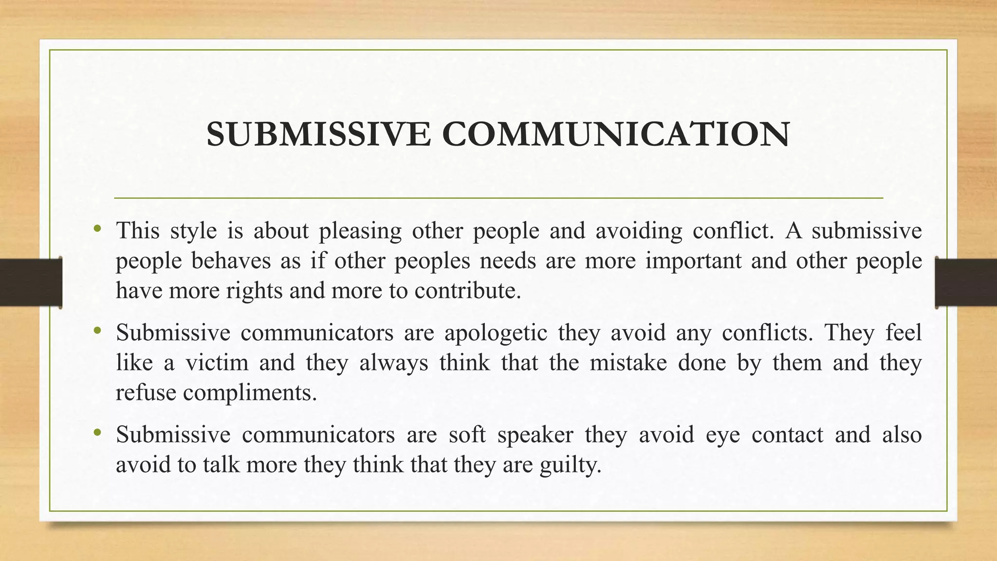 communication Styles | PPTX