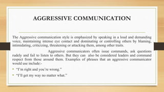 communication Styles | PPTX