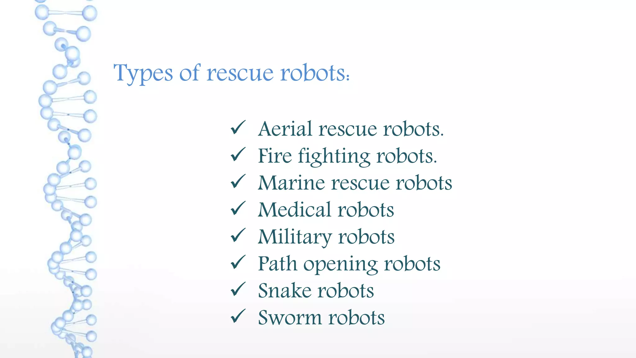 RESCUE ROBOTS | PPTX