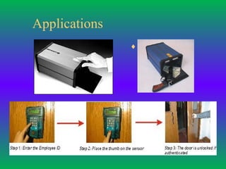 Biometrics Finger Print Technology Ppt