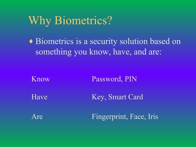 BIOMETRICS FINGER PRINT TECHNOLOGY | PPT | Technology & Computing