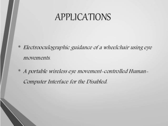ELECTRO OCULOGRAPHY | PPT