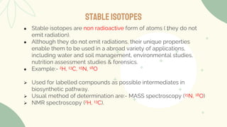 Study of utilization of radioactive isotopes in the investigation of ...