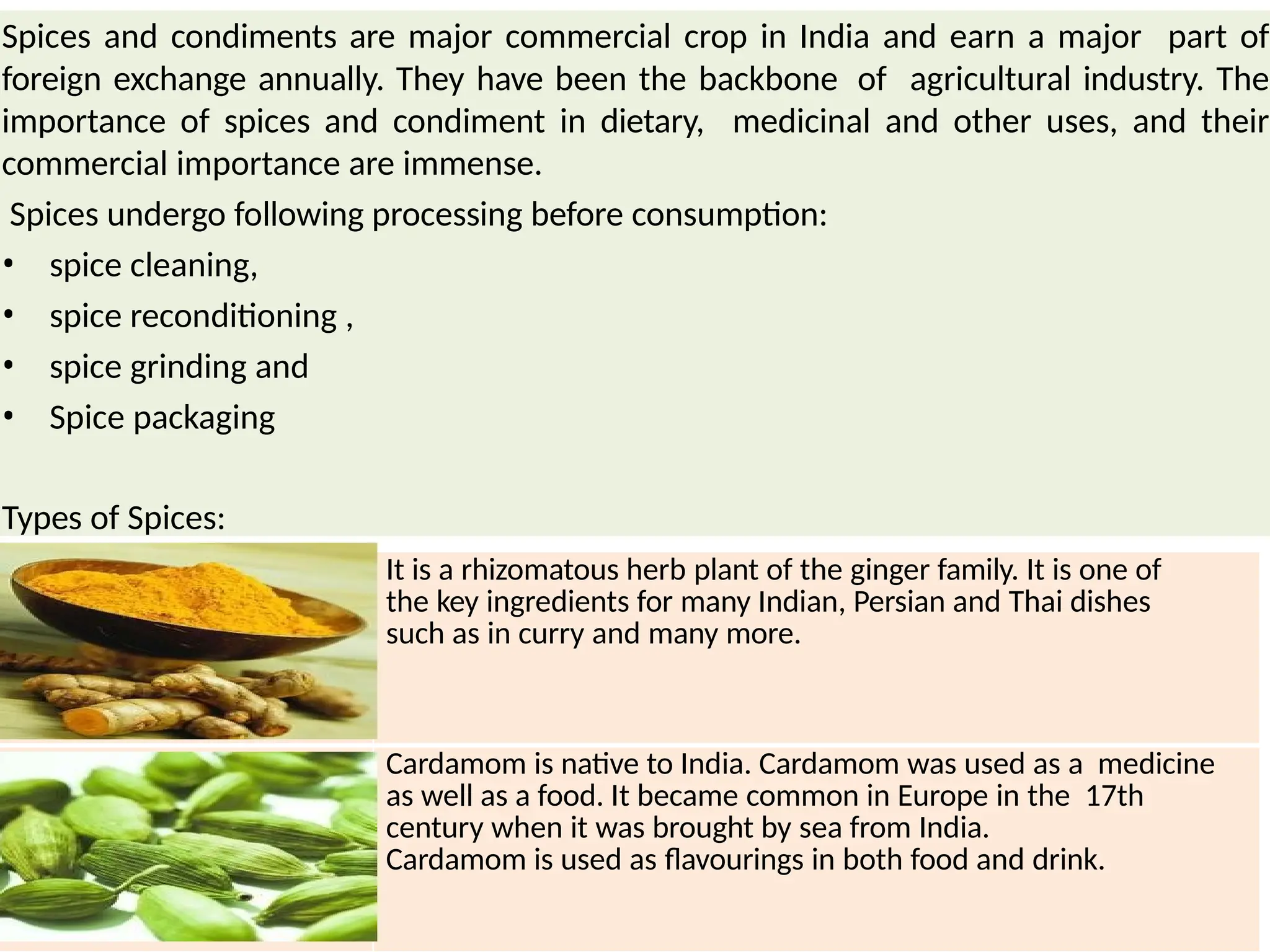 PPT 6 6 Spices and condiments.pptx MSc b | PPTX