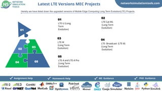 Mobile Edge Computing LTE Projects | PPTX