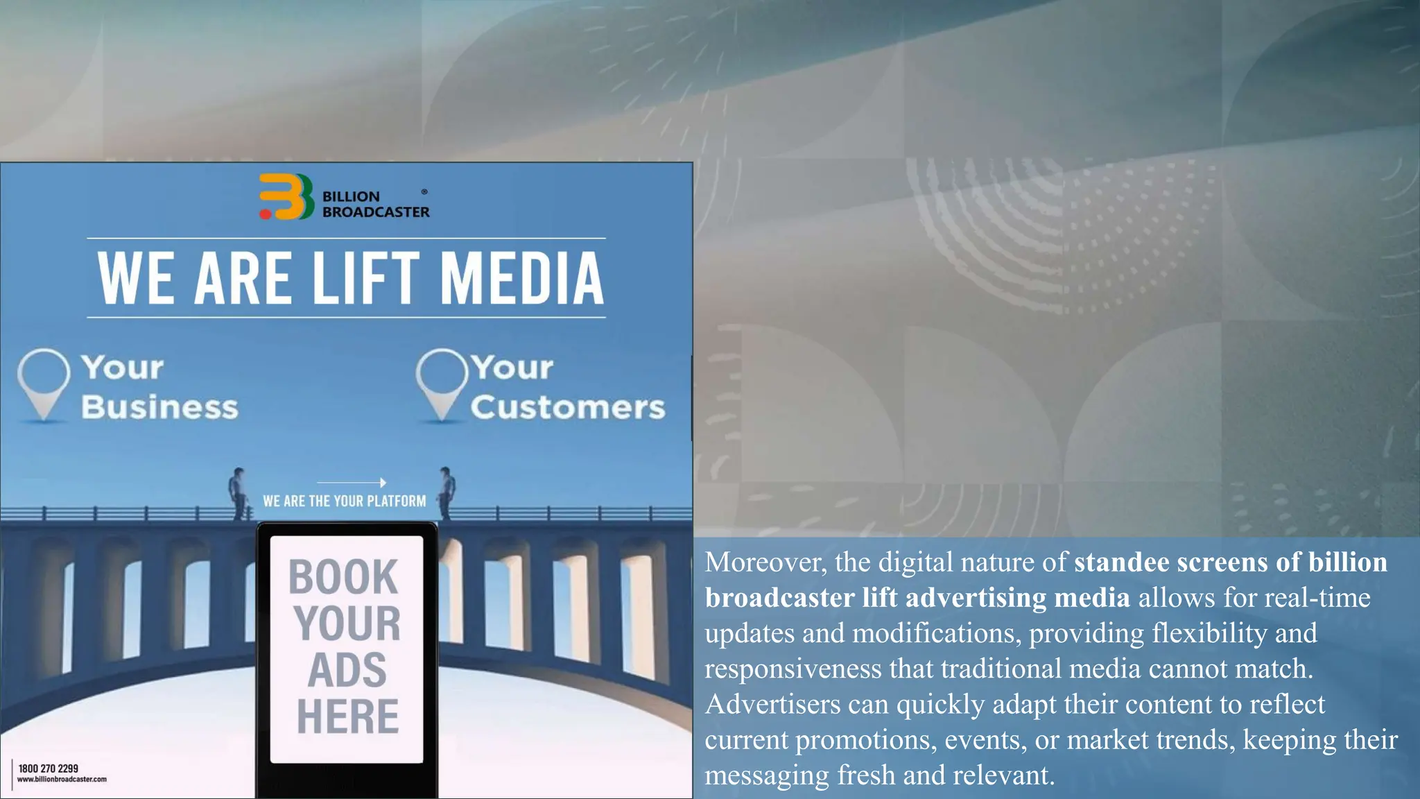 Revolutionizing Advertising with Billion Broadcaster Standee Screen ...