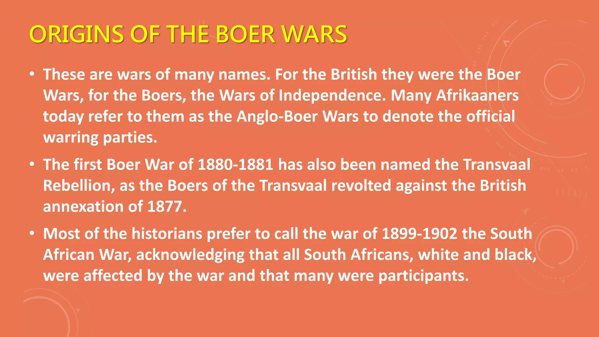 CAMBRIDGE AS HISTORY: ALL ABOUT THE BOER WARS | PPTX