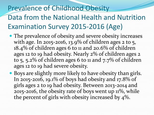 Ppt 6 childhood obesity.revised.spring.2018