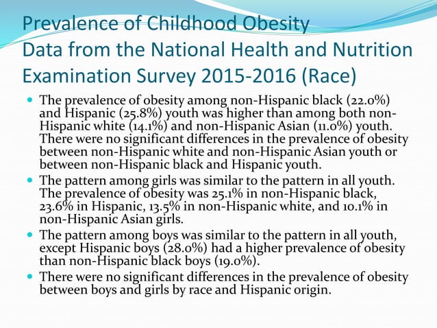 Ppt 6 childhood obesity.revised.spring.2018