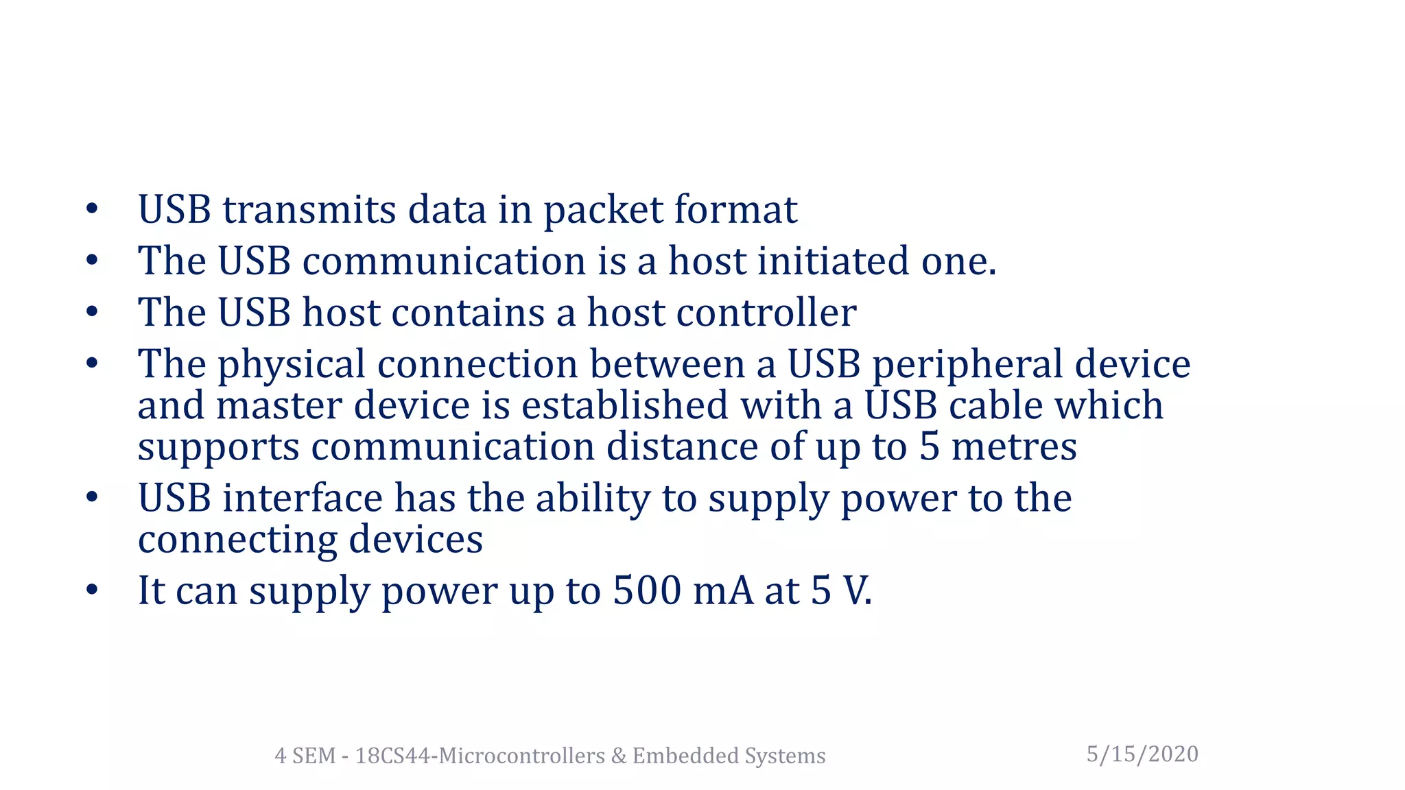 Communication Interface of The Embedded Systems | PPT