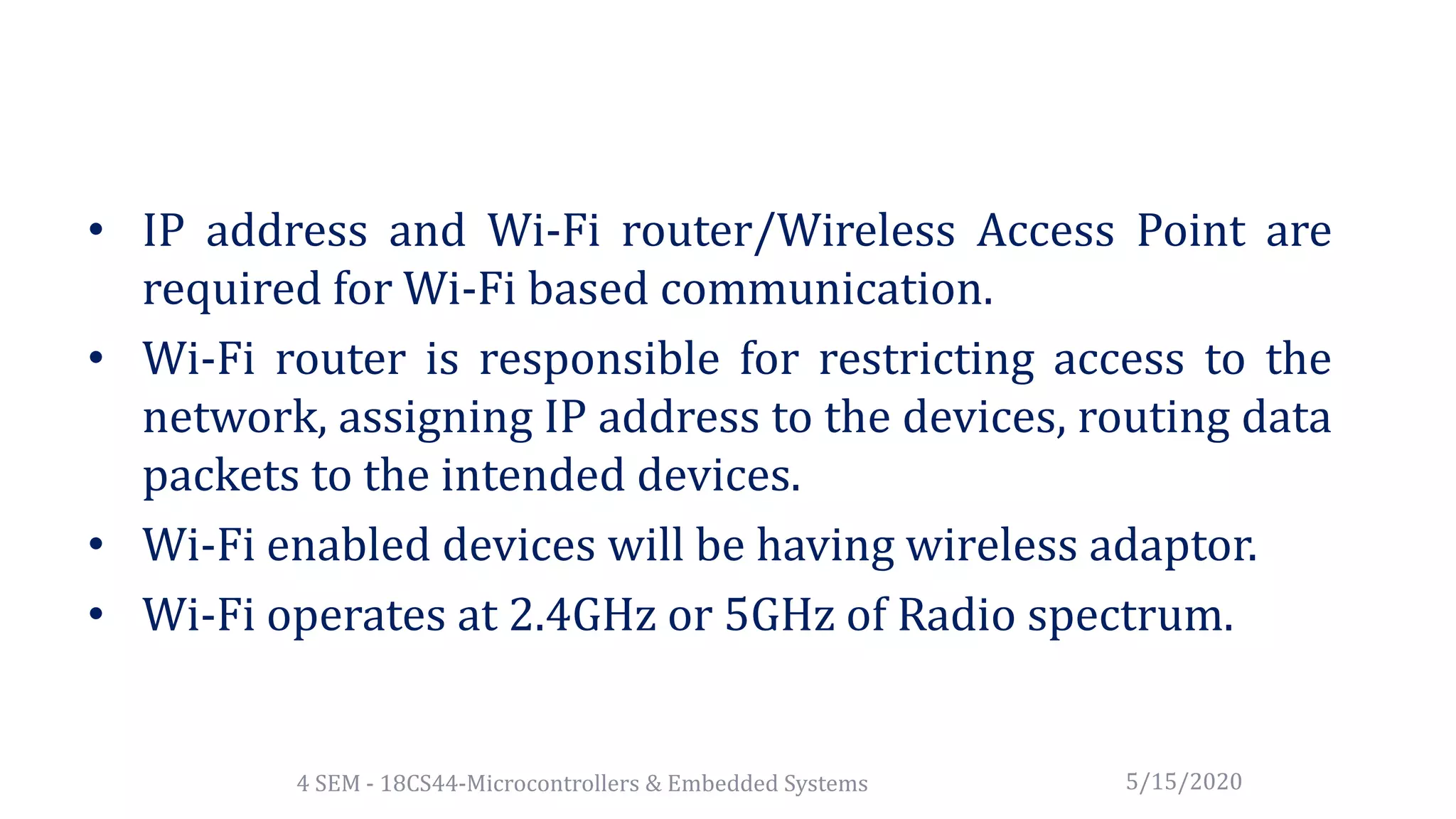 Communication Interface of The Embedded Systems | PPT