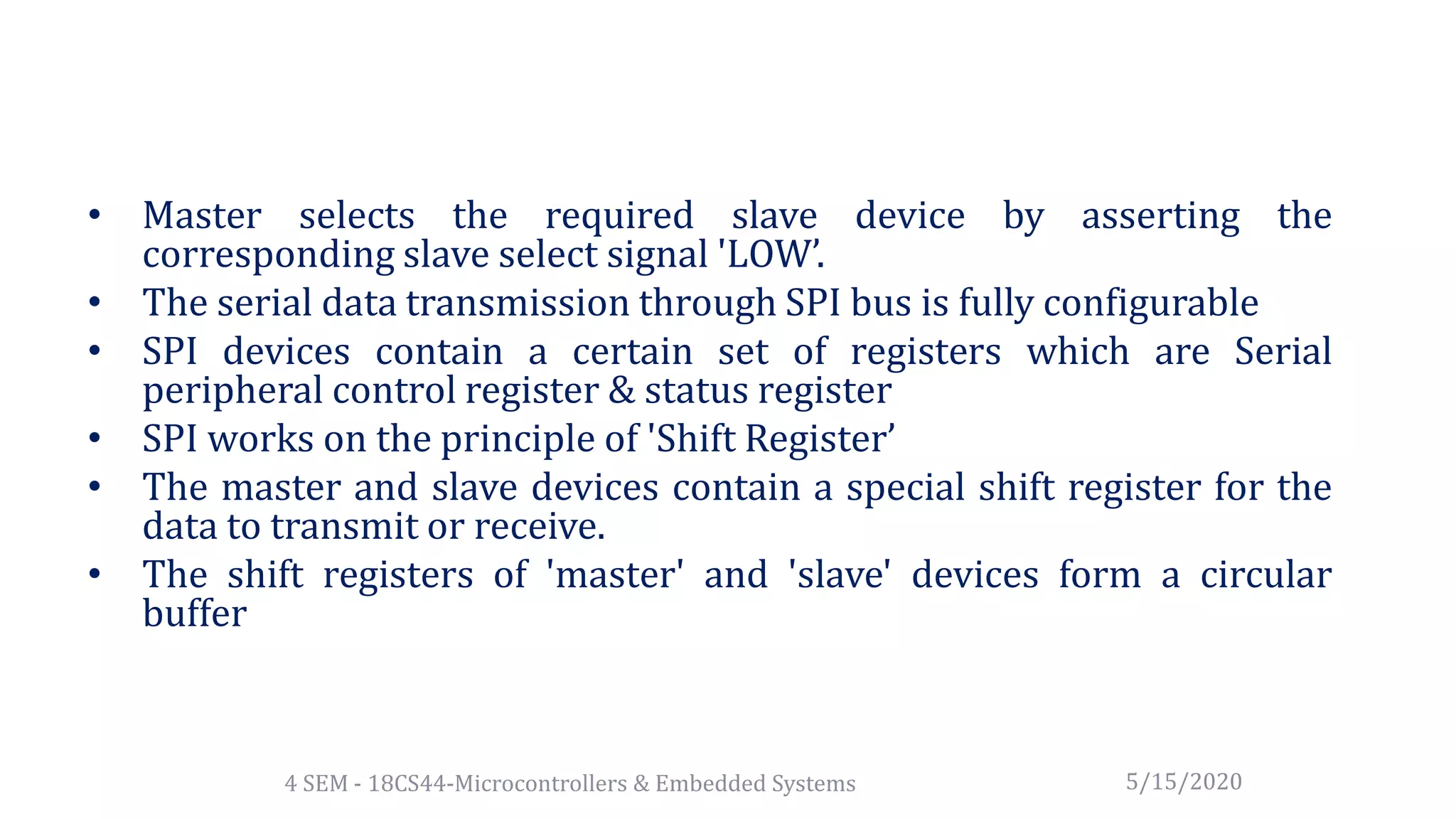 Communication Interface of The Embedded Systems | PPT