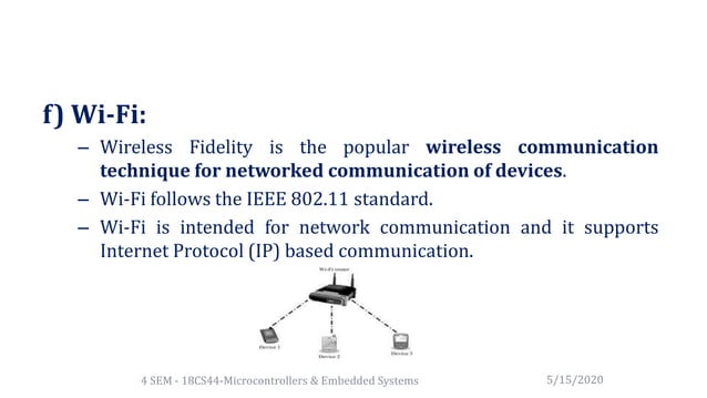 Communication Interface of The Embedded Systems | PPT | Operating ...