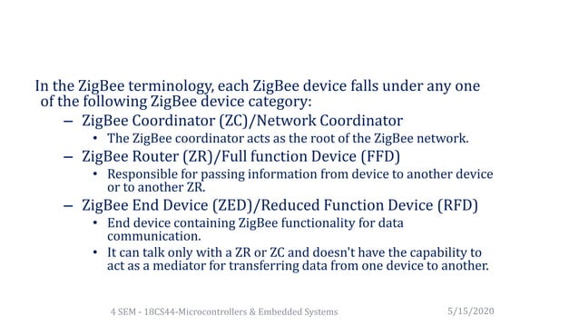 Communication Interface of The Embedded Systems | PPT | Operating ...